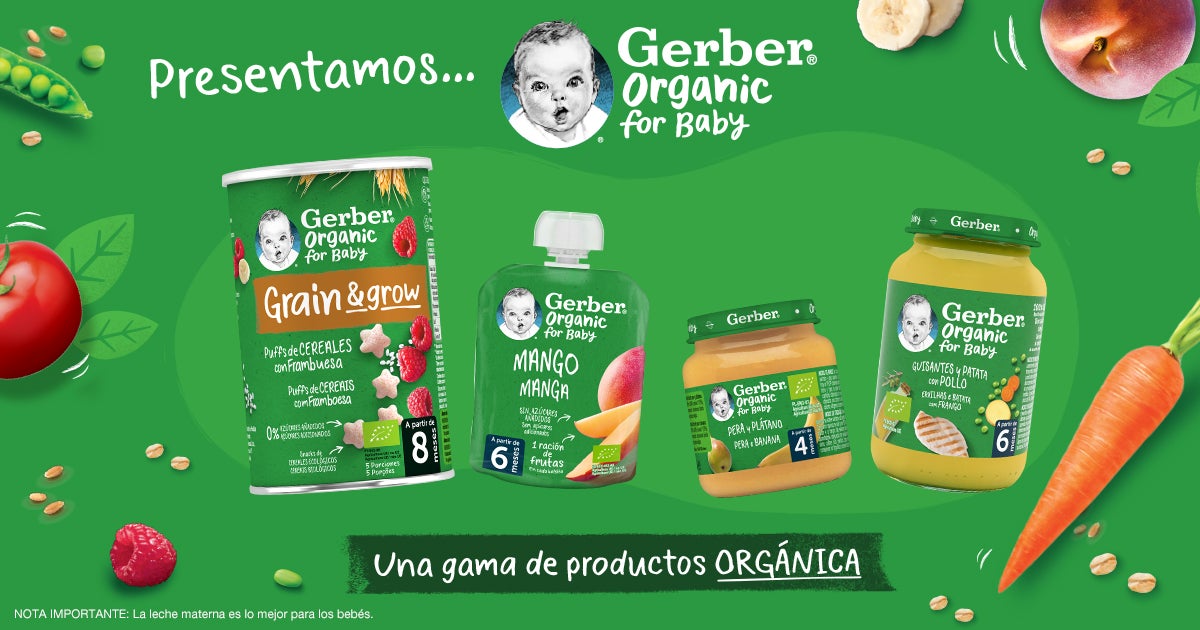 Nuestras marcas Gerber | Nestlé Bebé